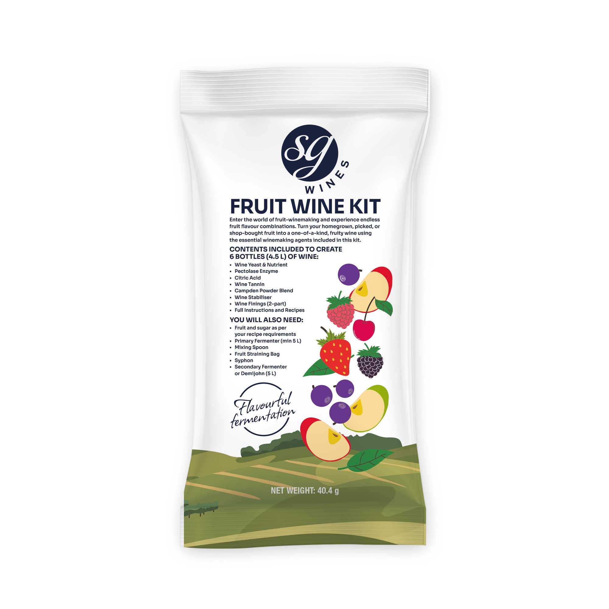 SG Wines Fruit Wine Kit – Bevieshop-NZ